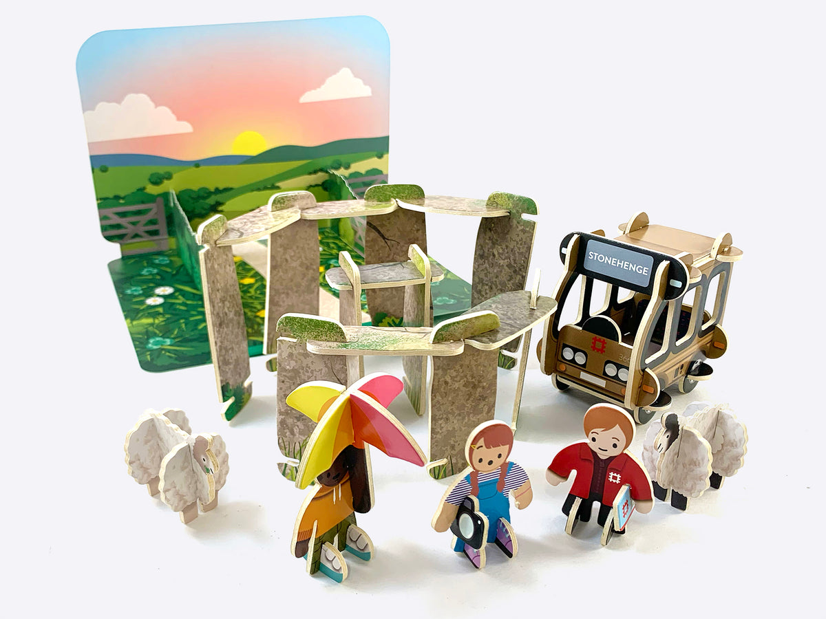 Stonehenge Playset for Kids 6+ | Playpress Eco Toys