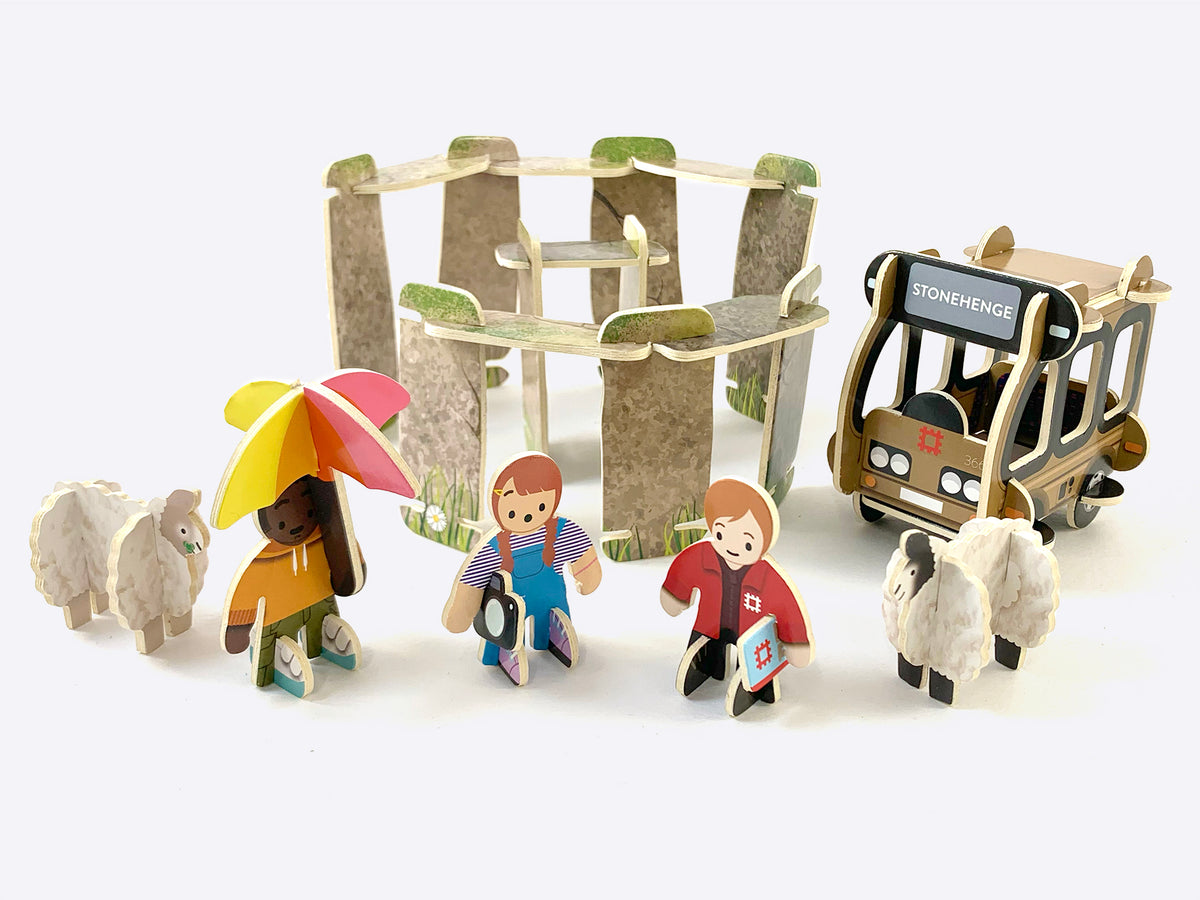 Stonehenge Playset for Kids 6+ | Playpress Eco Toys